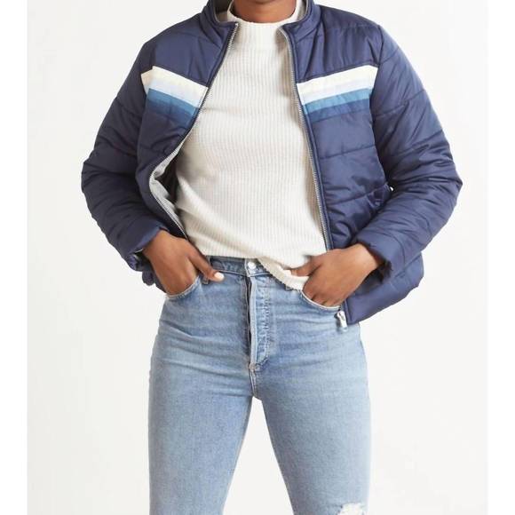 Chaser | Jackets & Coats | New Chaser Quilted Ls Puffer Zip Up Jacket ...